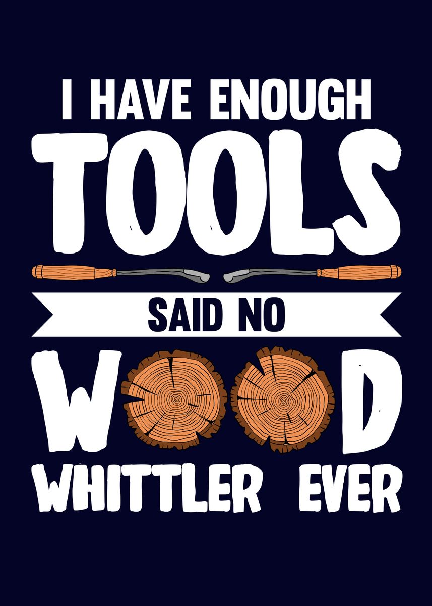 'Whittling Wood Carving' Poster, picture, metal print, paint by MzumO ...