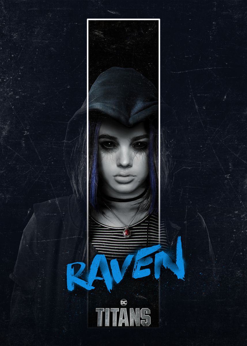 'Raven' Poster, picture, metal print, paint by DC Comics | Displate