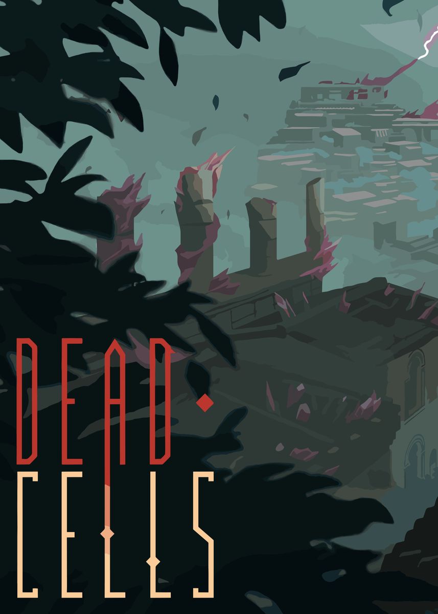 'Dead Cells' Poster, picture, metal print, paint by Vivianne Marin ...
