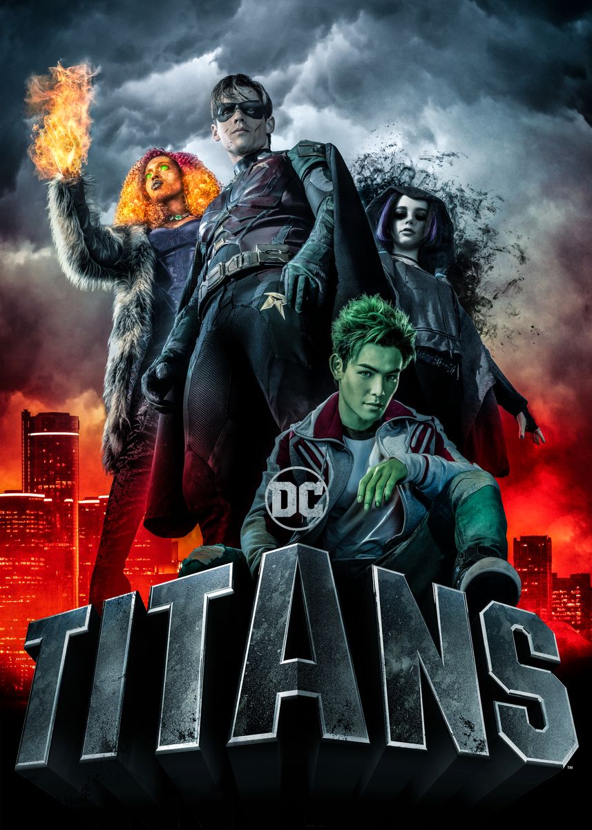 'DC Titans' Poster, picture, metal print, paint by DC Comics | Displate