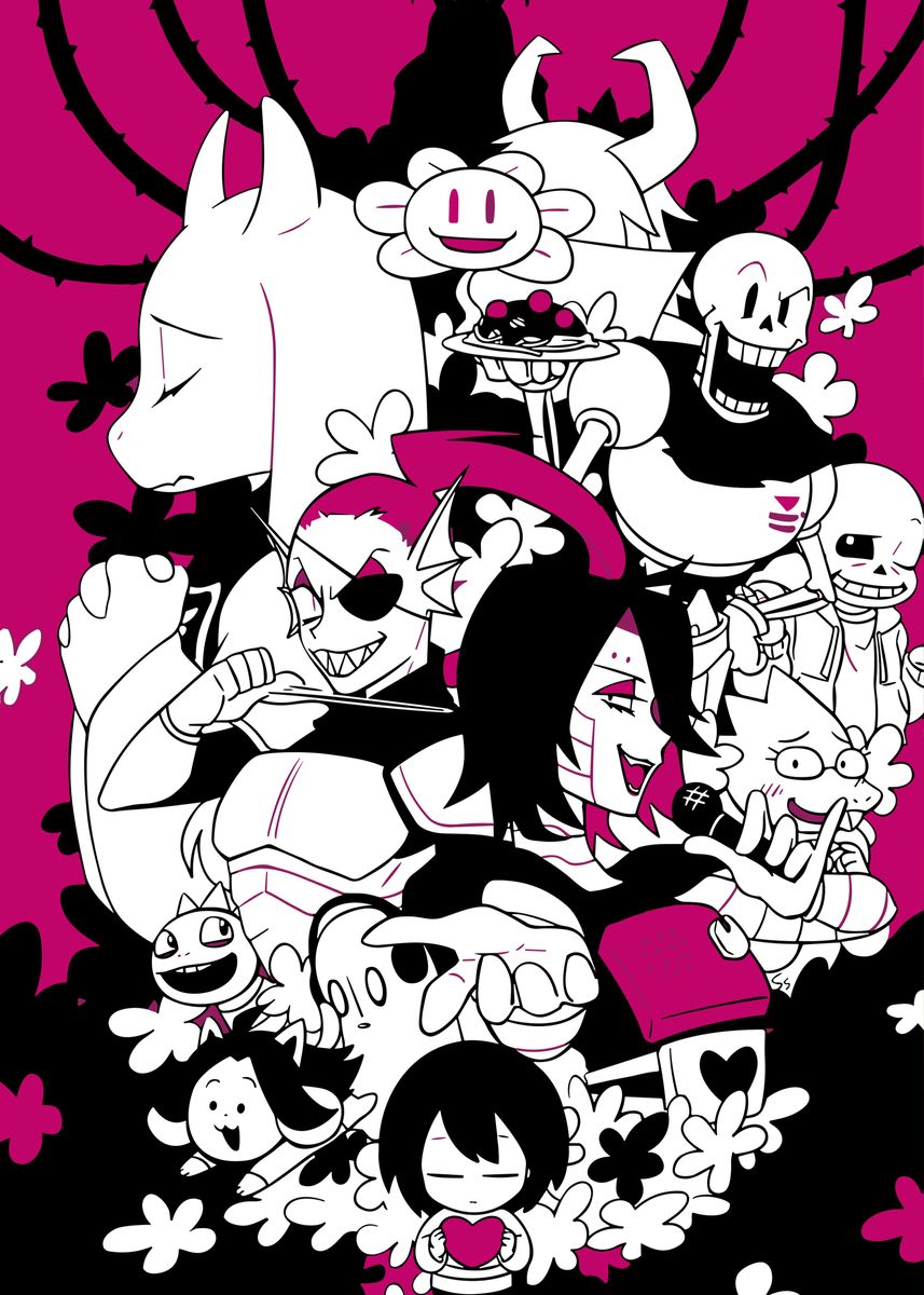 'Undertale Game Art' Poster, picture, metal print, paint by PRAM ON ...