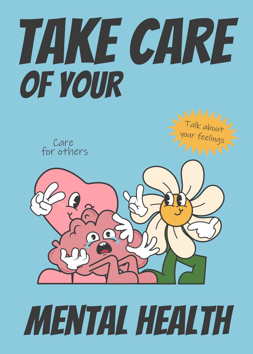 'Take Care of your Health' Poster, picture, metal print, paint by ...