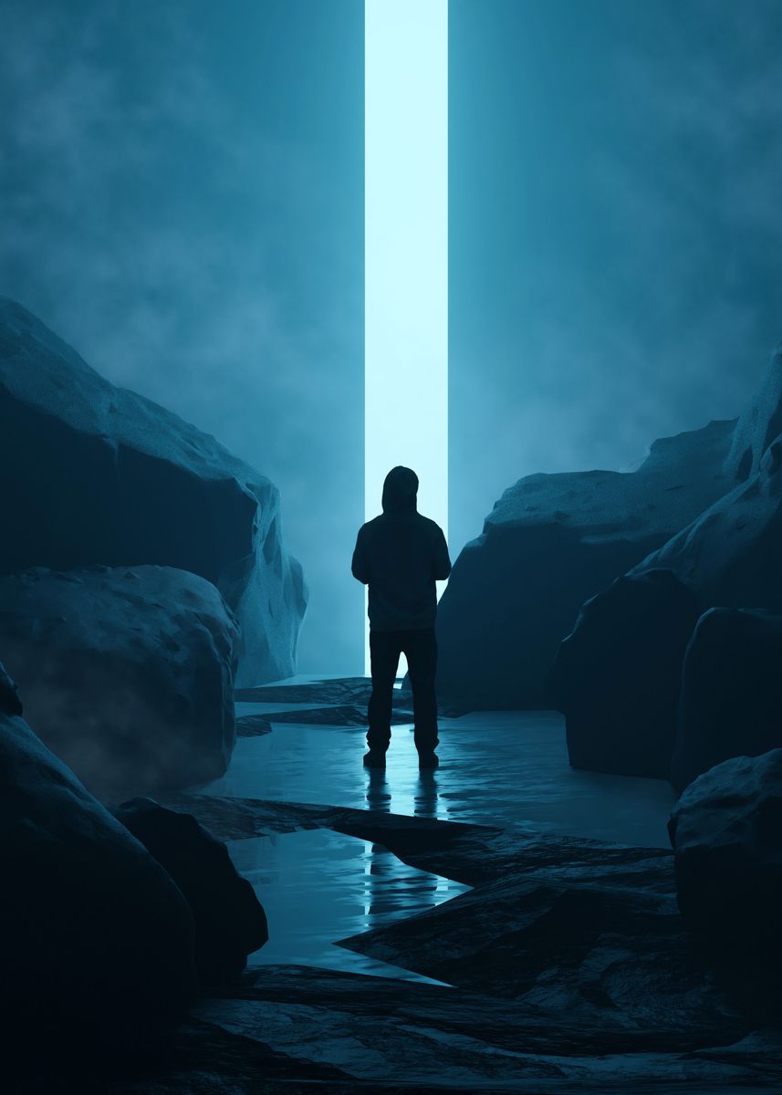 'Waiting' Poster, picture, metal print, paint by Faisal Arefin | Displate