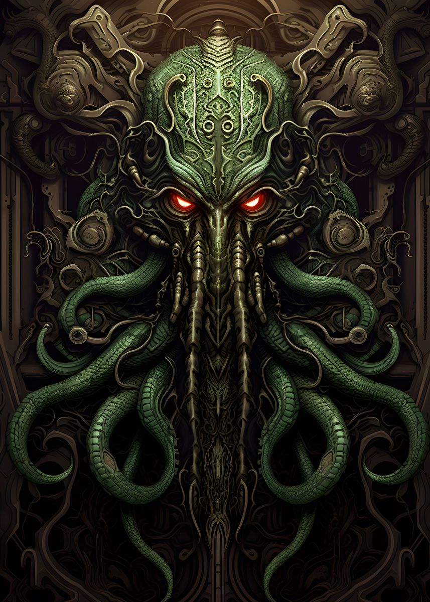 'Cthulhu bronze art' Poster, picture, metal print, paint by Amazing ...