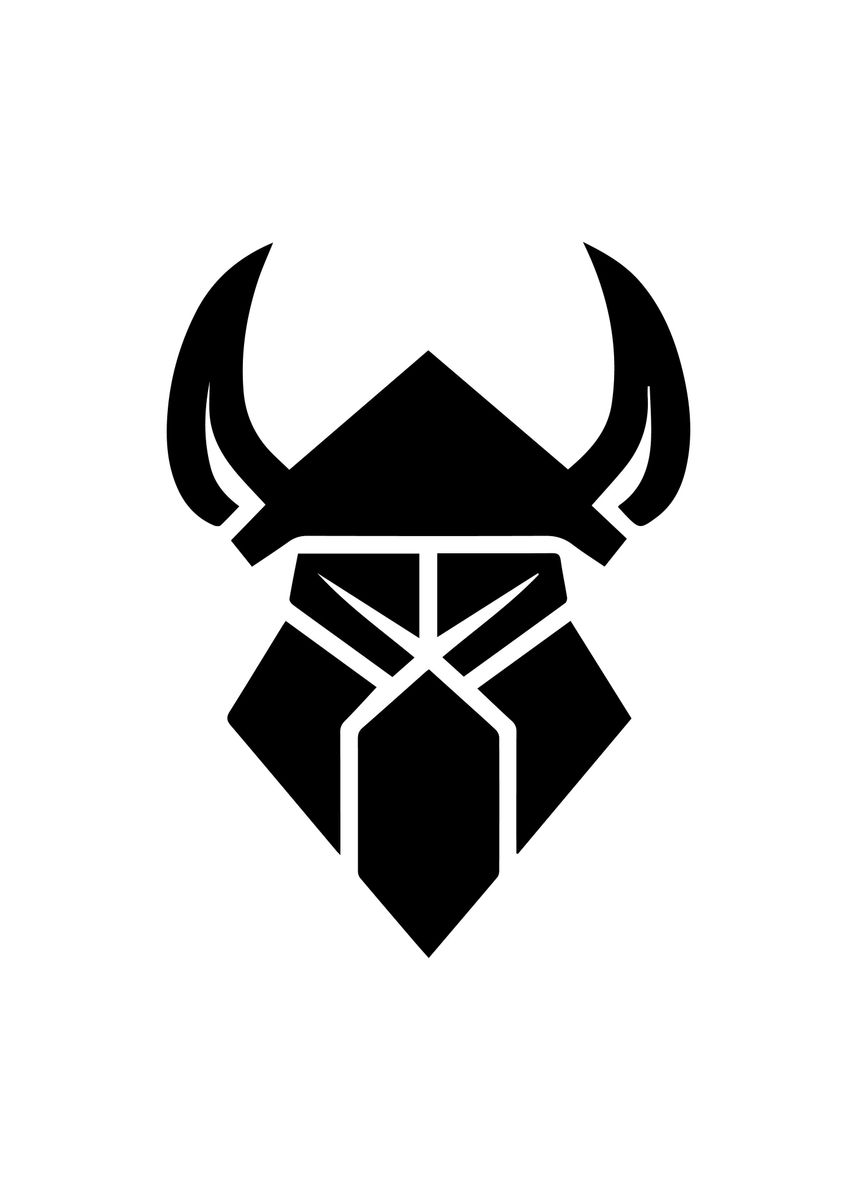 'Knight Stencil Design' Poster, picture, metal print, paint by Sabiqul ...