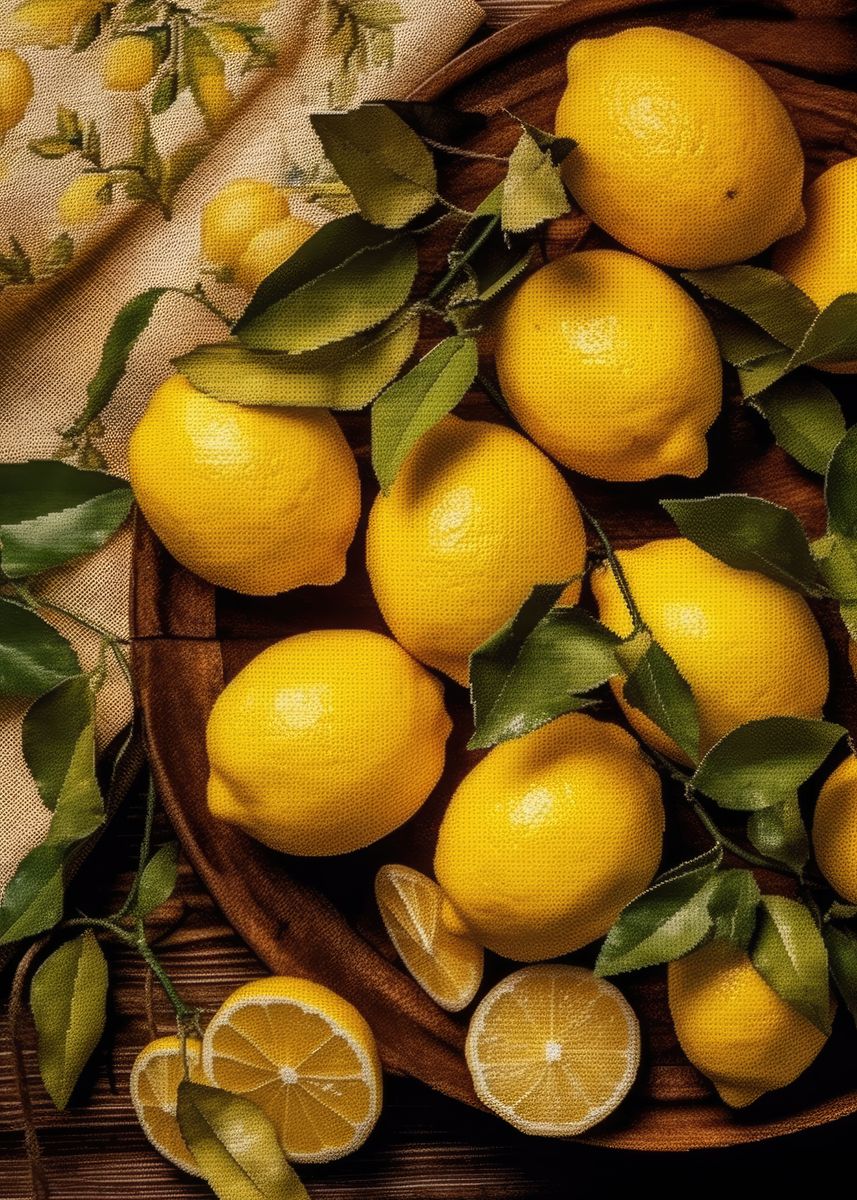 'Lemon Stick' Poster, picture, metal print, paint by Stylianos ...