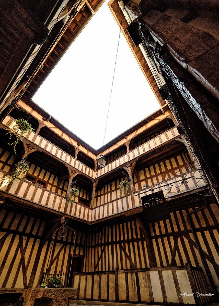 'Maison a Colombage ' Poster, picture, metal print, paint by Arnaud ...