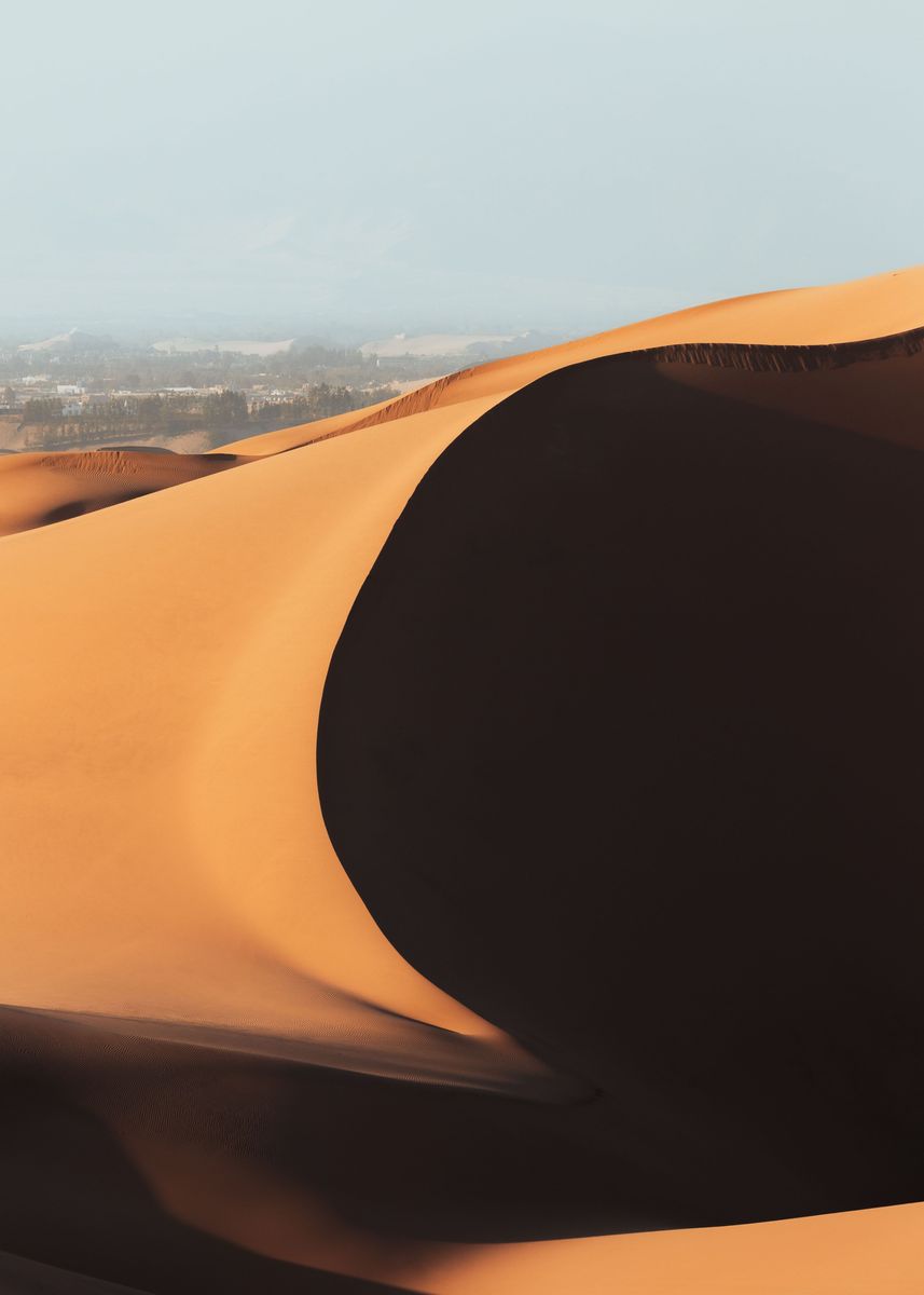 'Sand dunes and Ica' Poster, picture, metal print, paint by Yann Droy ...