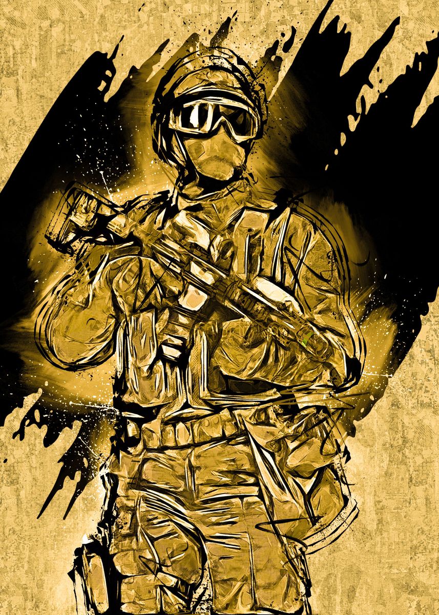 'army artwork fanart' Poster, picture, metal print, paint by Juan lee ...