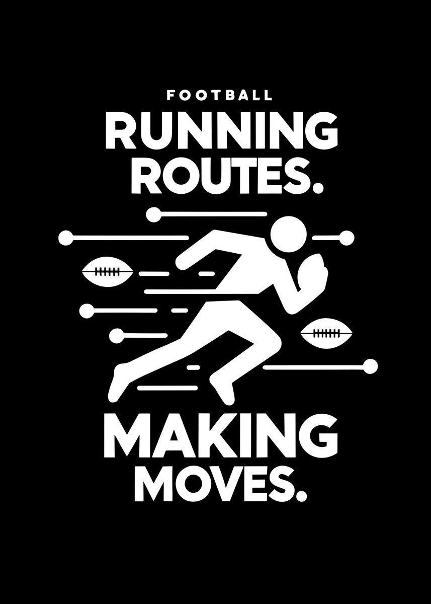 'Running Routes Making' Poster by Francois Ringuette | Displate