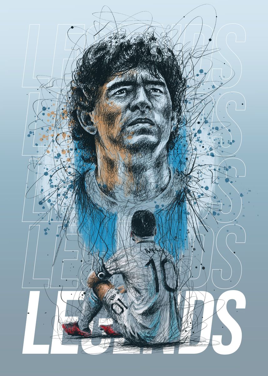 'legends' Poster, picture, metal print, paint by yunur mawan | Displate