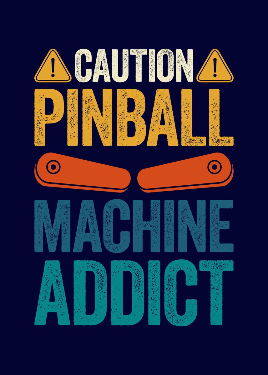 'Pinball Table Pinball' Poster, picture, metal print, paint by MzumO ...