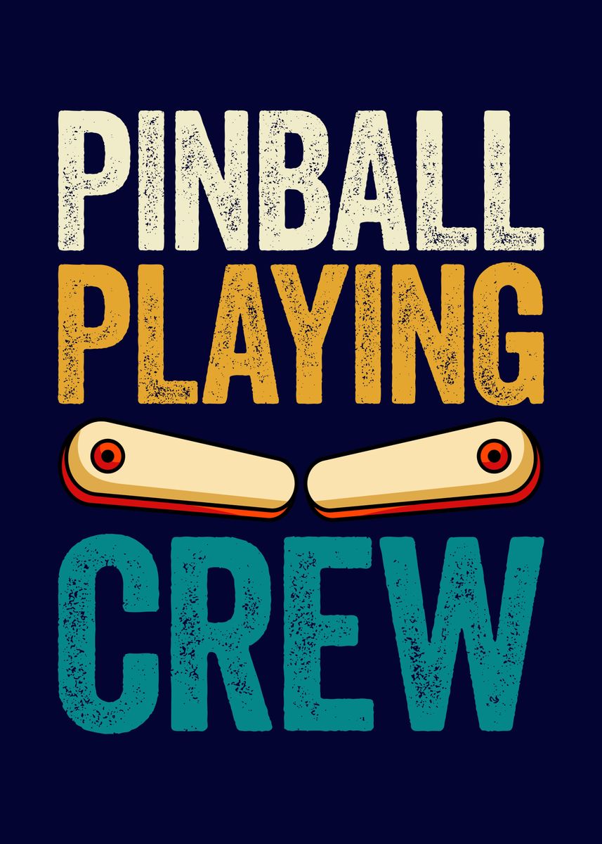 'Pinball Table Pinball' Poster, picture, metal print, paint by MzumO ...