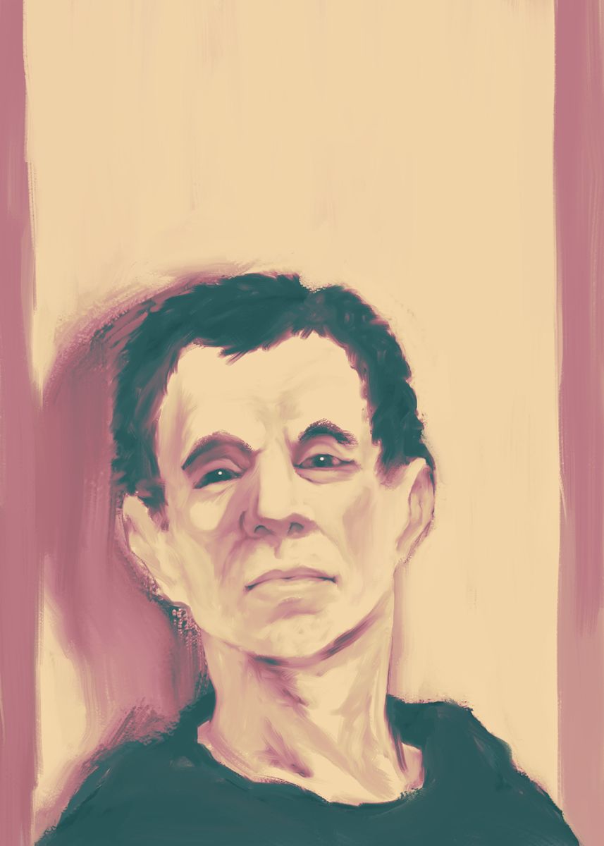 'Man and Wall' Poster by Vixi | Displate