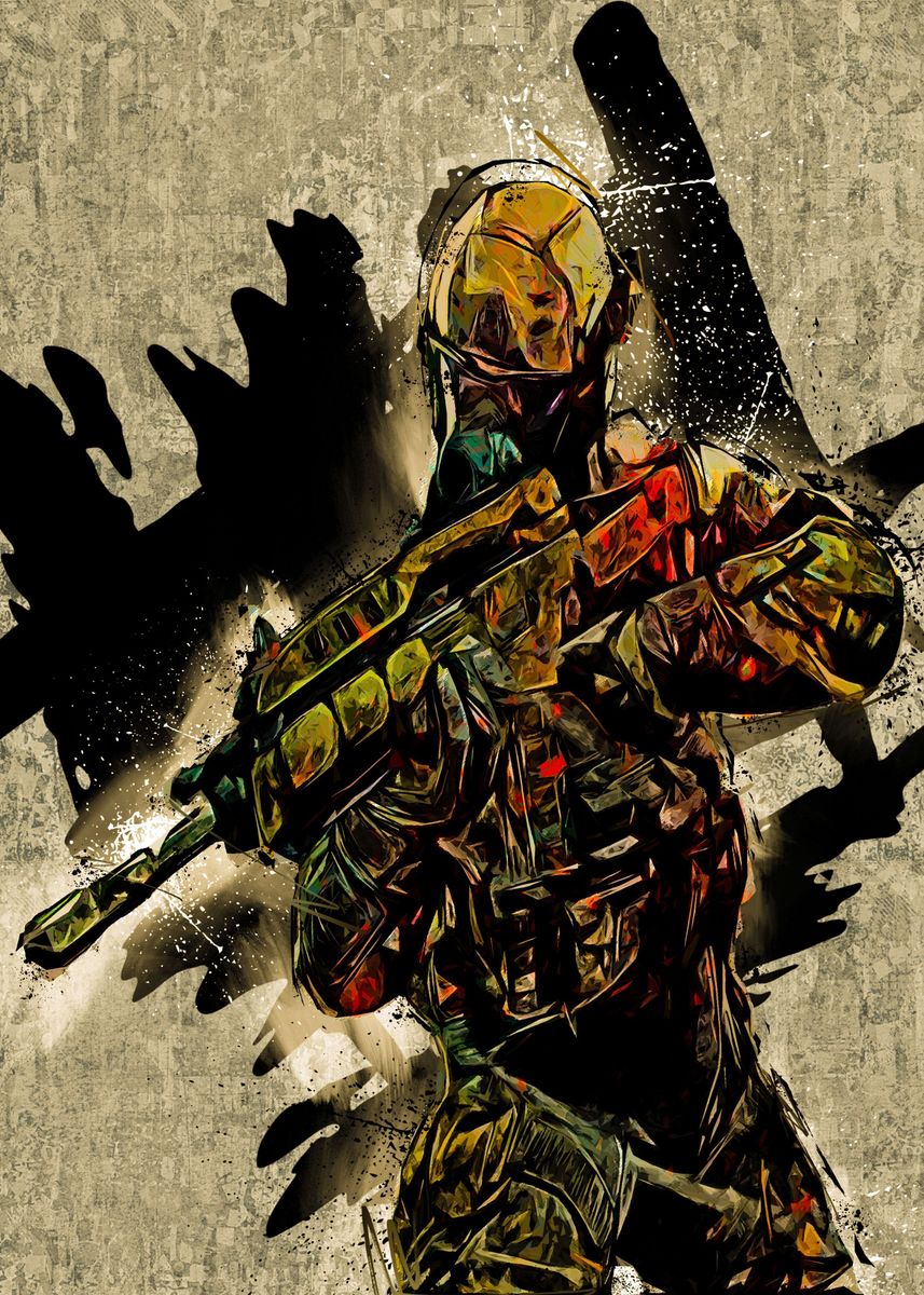 'army artwork fanart' Poster, picture, metal print, paint by Juan lee ...