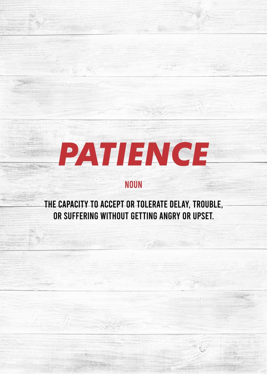 'patience' Poster, picture, metal print, paint by Top Collection Metalic Mesmerism | Displate