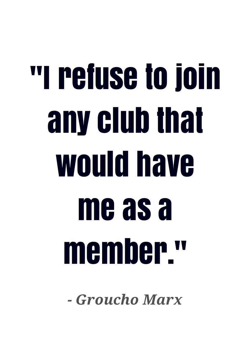 'Groucho Marx quote' Poster, picture, metal print, paint by Gembull Art ...