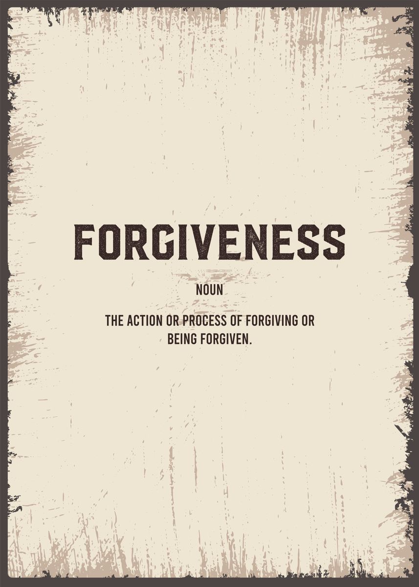 'forgiveness' Poster, picture, metal print, paint by Trending Awesome ...