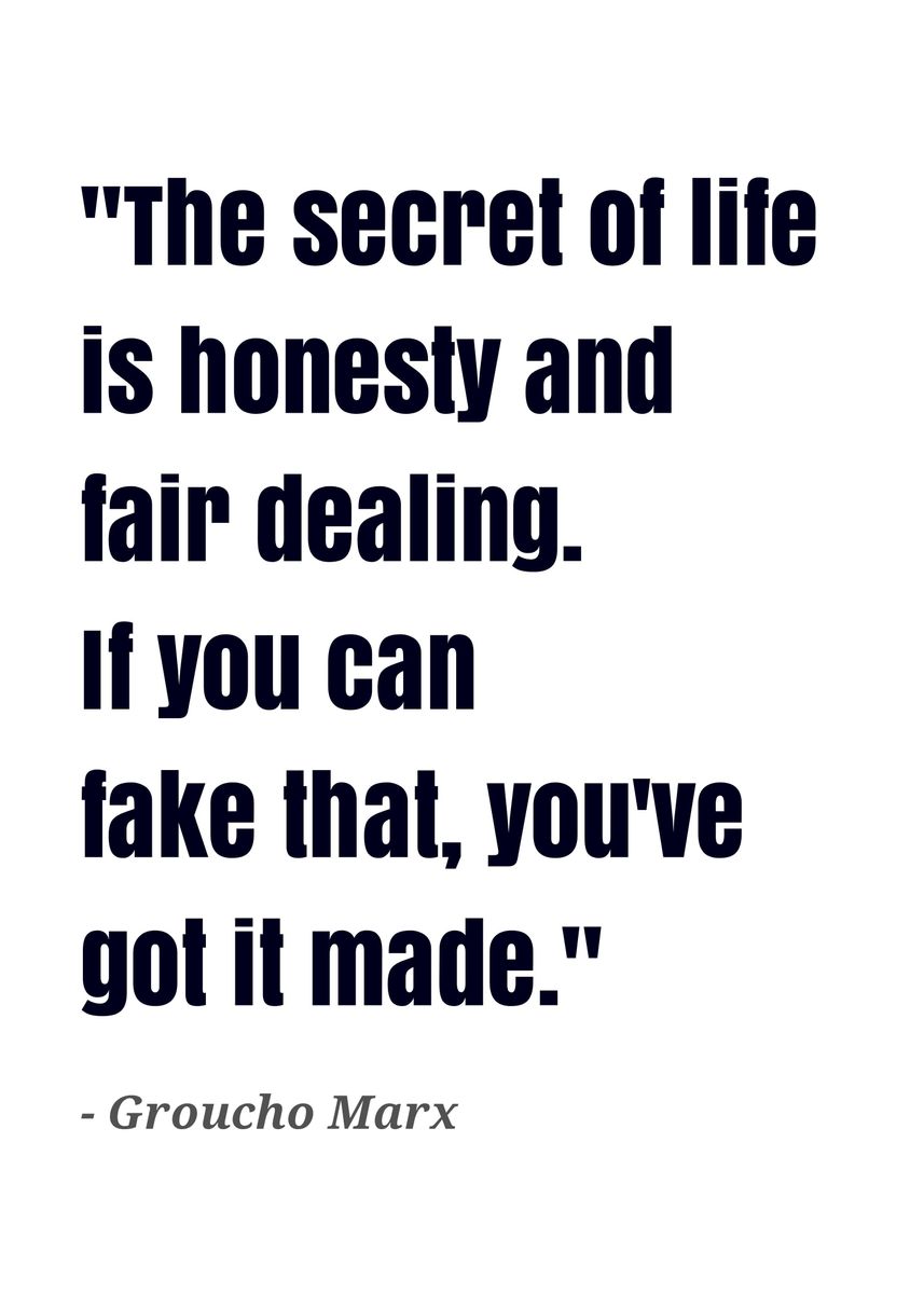 'Groucho Marx quote' Poster, picture, metal print, paint by Gembull Art ...