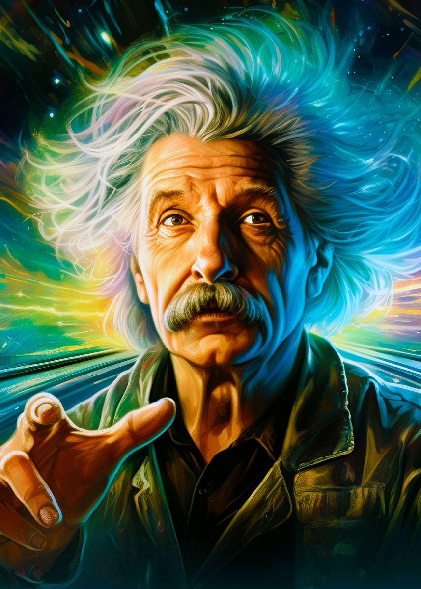'albert einstein' Poster, picture, metal print, paint by arto moro ...