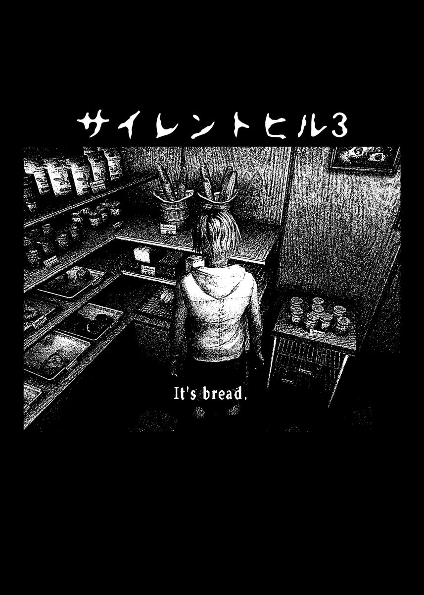 'Its bread' Poster, picture, metal print, paint by Demonigote Shirts ...
