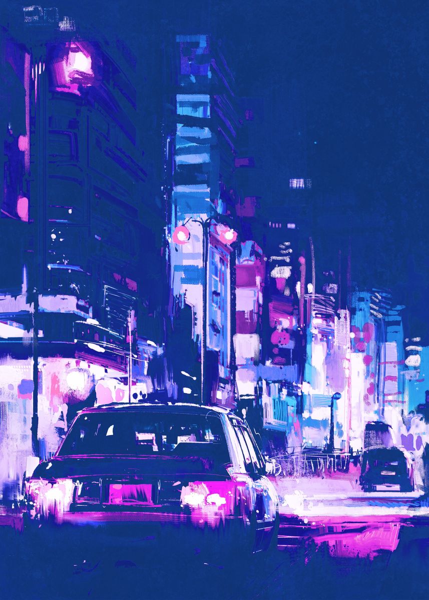 'Digital Art Cars' Poster, picture, metal print, paint by Jihana Mariam ...