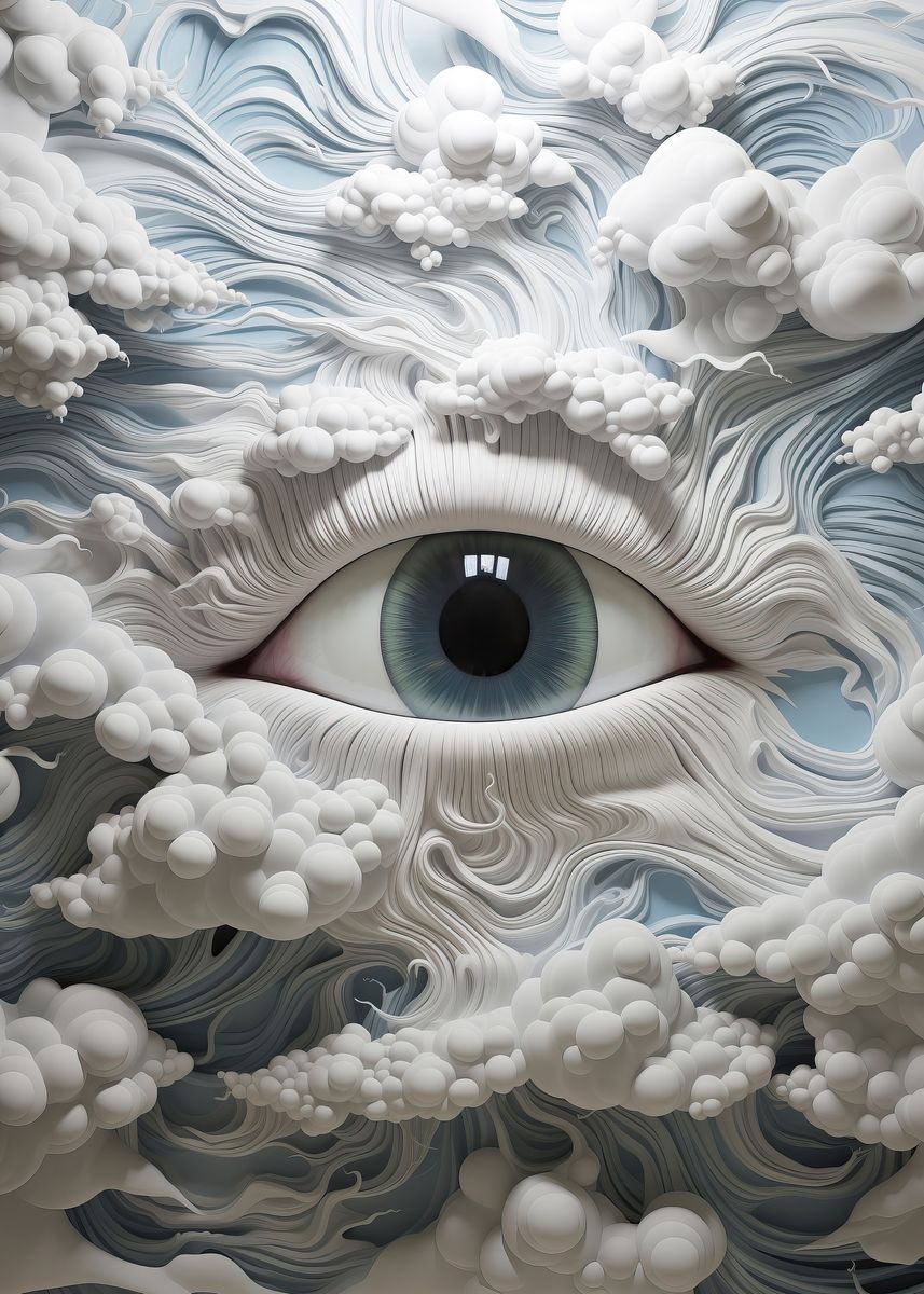'Porcelain Great Eye' Poster by wumples | Displate