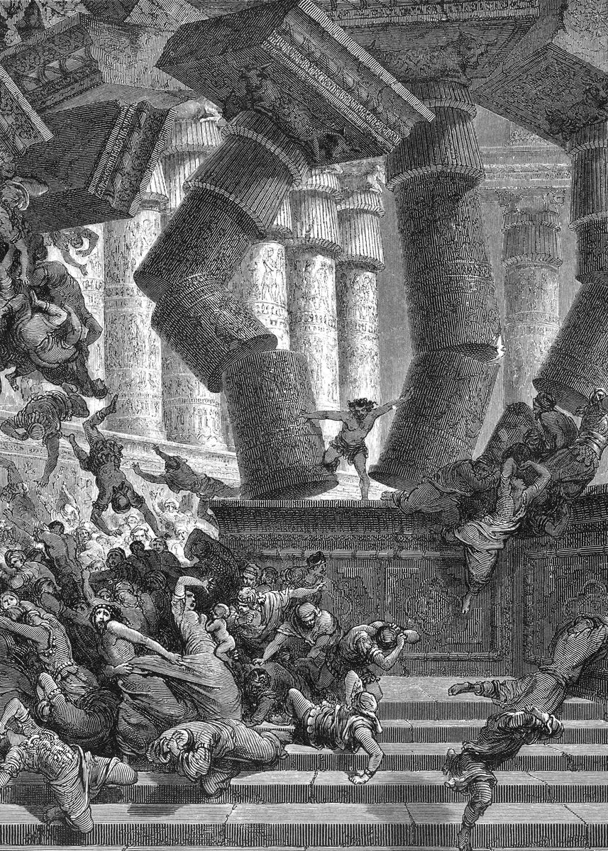 'The Death of Samson' Poster, picture, metal print, paint by Portokalis ...