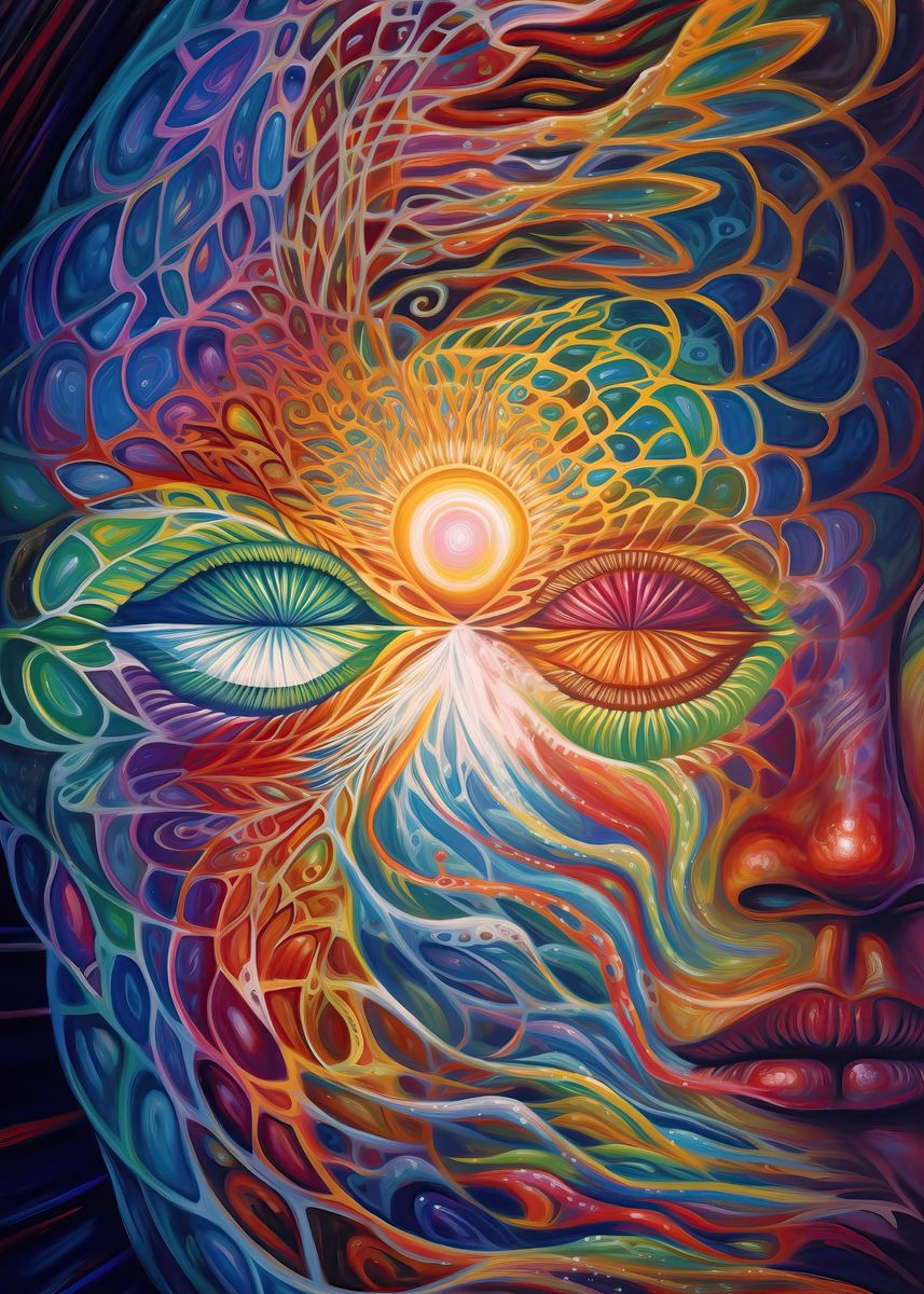 'Soul Shift' Poster, picture, metal print, paint by wumples | Displate