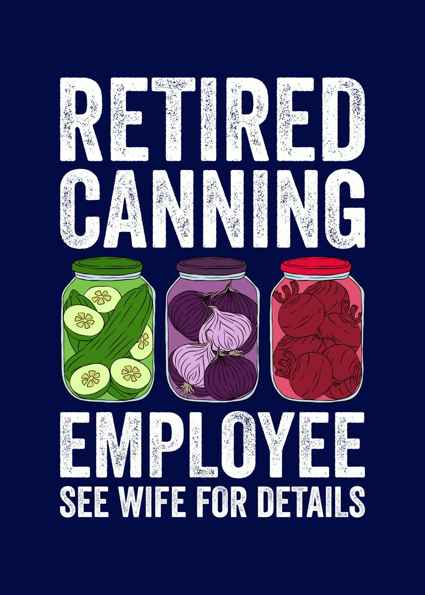 'Funny Canning Jars' Poster, picture, metal print, paint by MzumO ...