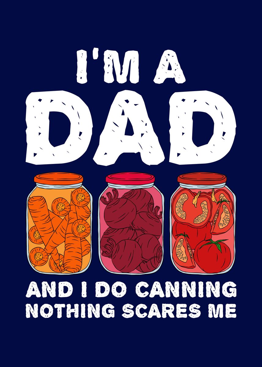 'Funny Canning Jars' Poster, picture, metal print, paint by MzumO ...