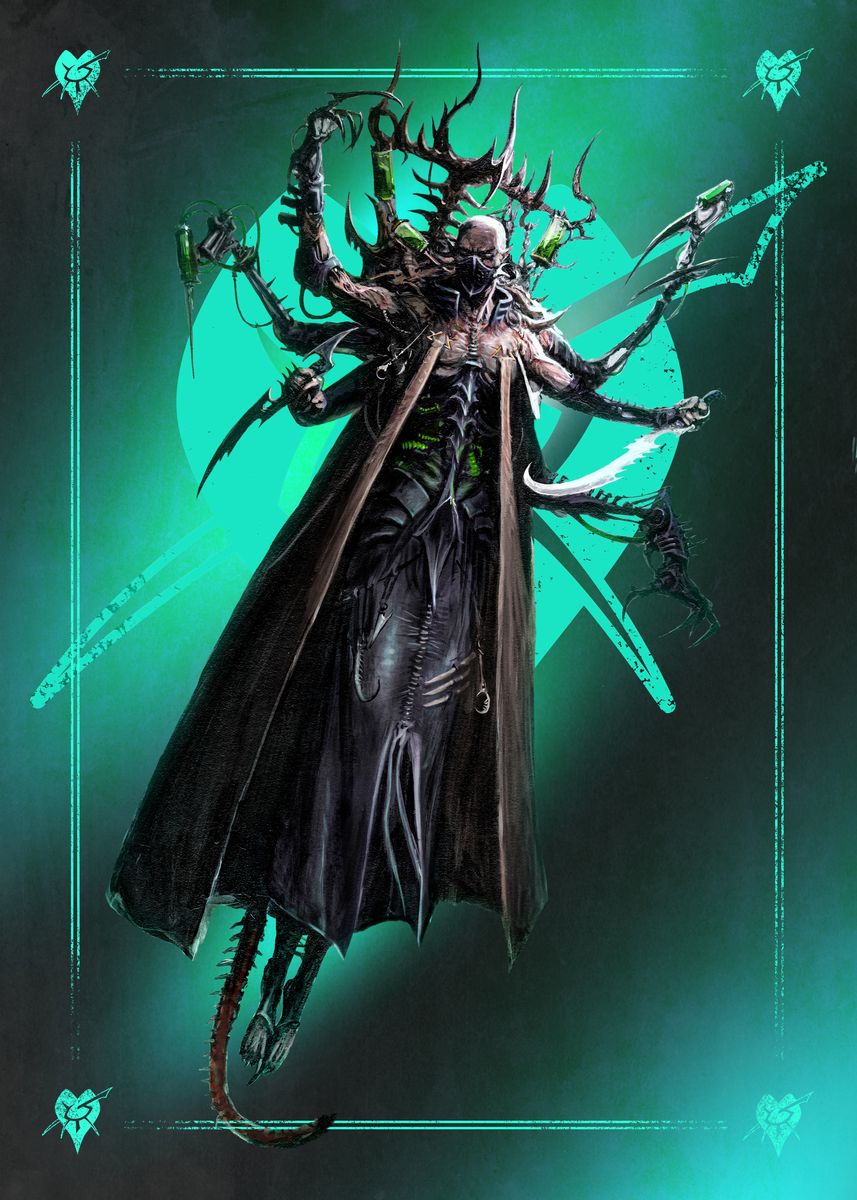 'Drukhari Haemonculus' Poster, picture, metal print, paint by Warhammer ...