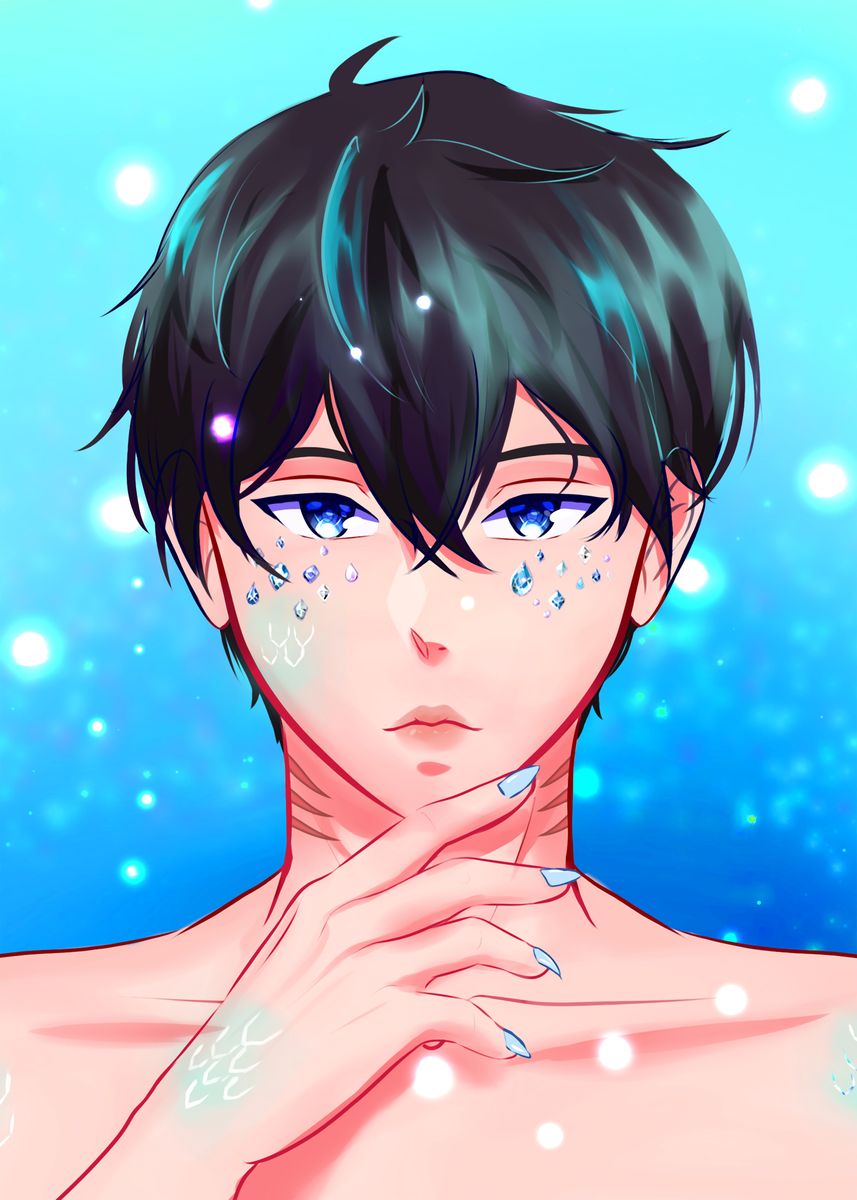 'Haruchan anime' Poster, picture, metal print, paint by Edgar Lemke ...