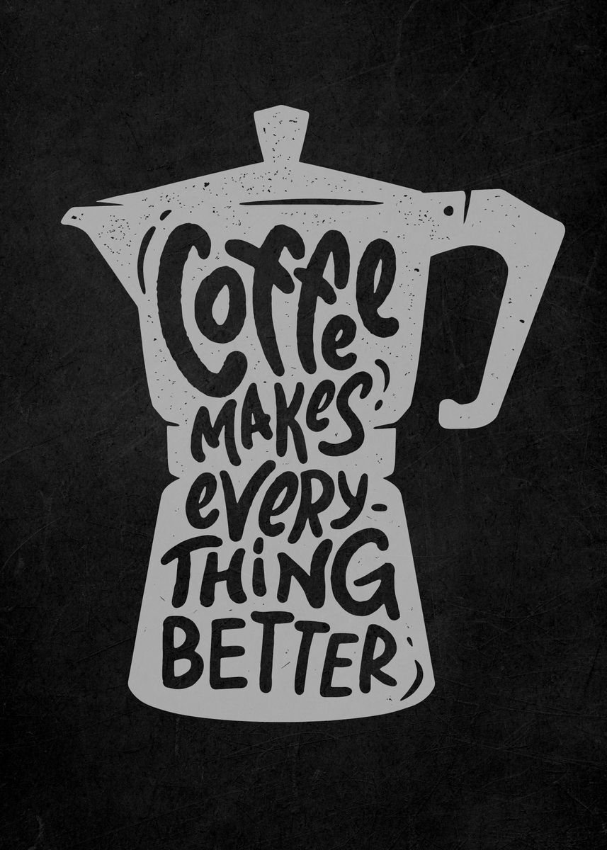 'Coffee Vintage Retro Art' Poster, picture, metal print, paint by Art ...