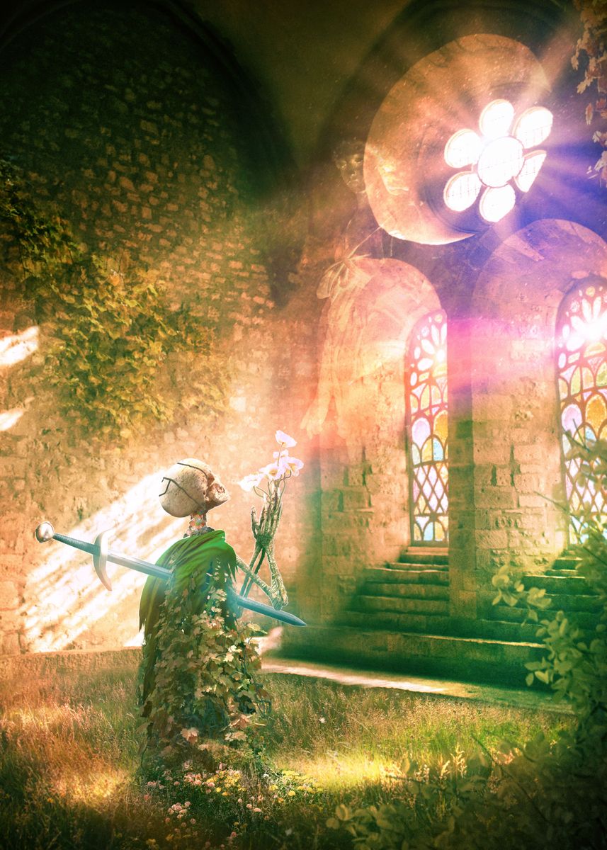 'Faith Eternal' Poster, picture, metal print, paint by Auralian | Displate