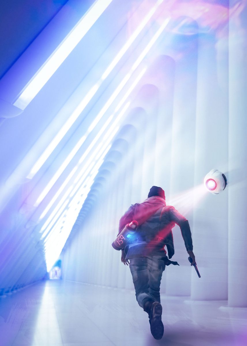 'Terminal Runner' Poster, picture, metal print, paint by Auralian ...