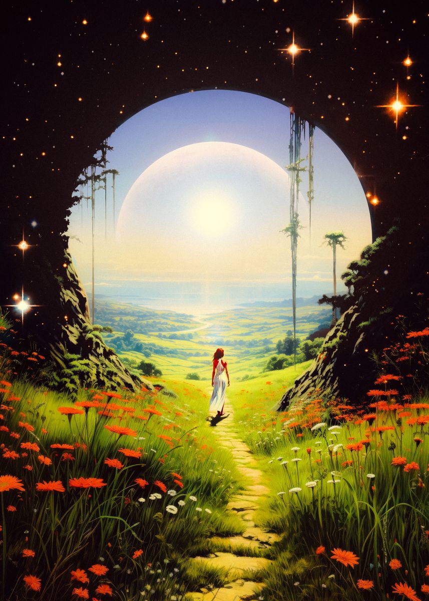 'Space Paradise' Poster, picture, metal print, paint by Taudalpoi ...