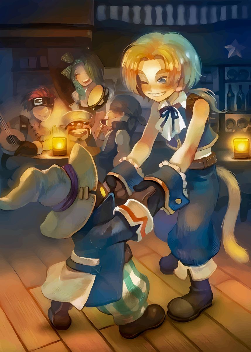 'Vivi' Poster, picture, metal print, paint by Jeanice | Displate