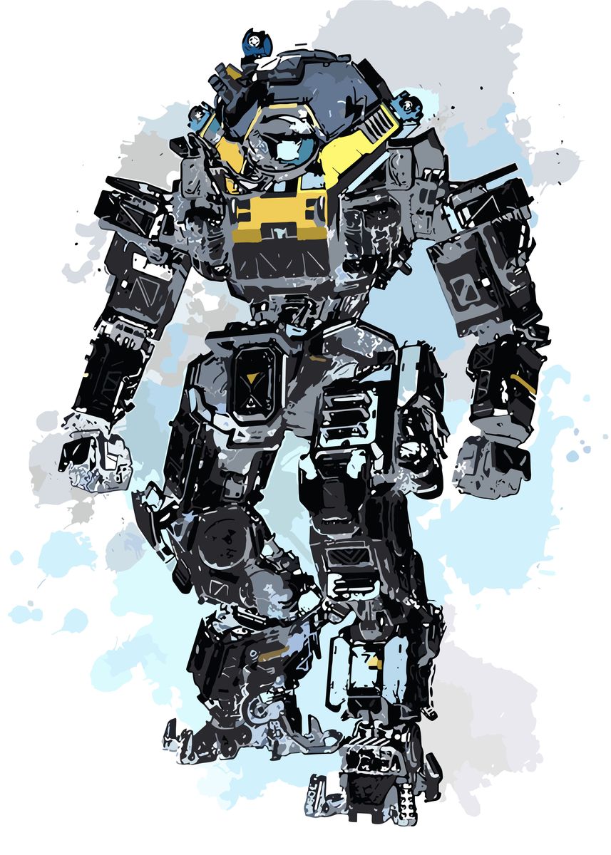 'Titanfall' Poster, picture, metal print, paint by putu putu | Displate