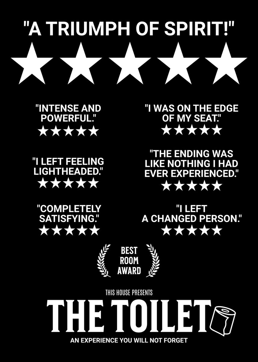'FUNNY TOILET TRIUMPH' Poster, picture, metal print, paint by Atomic ...