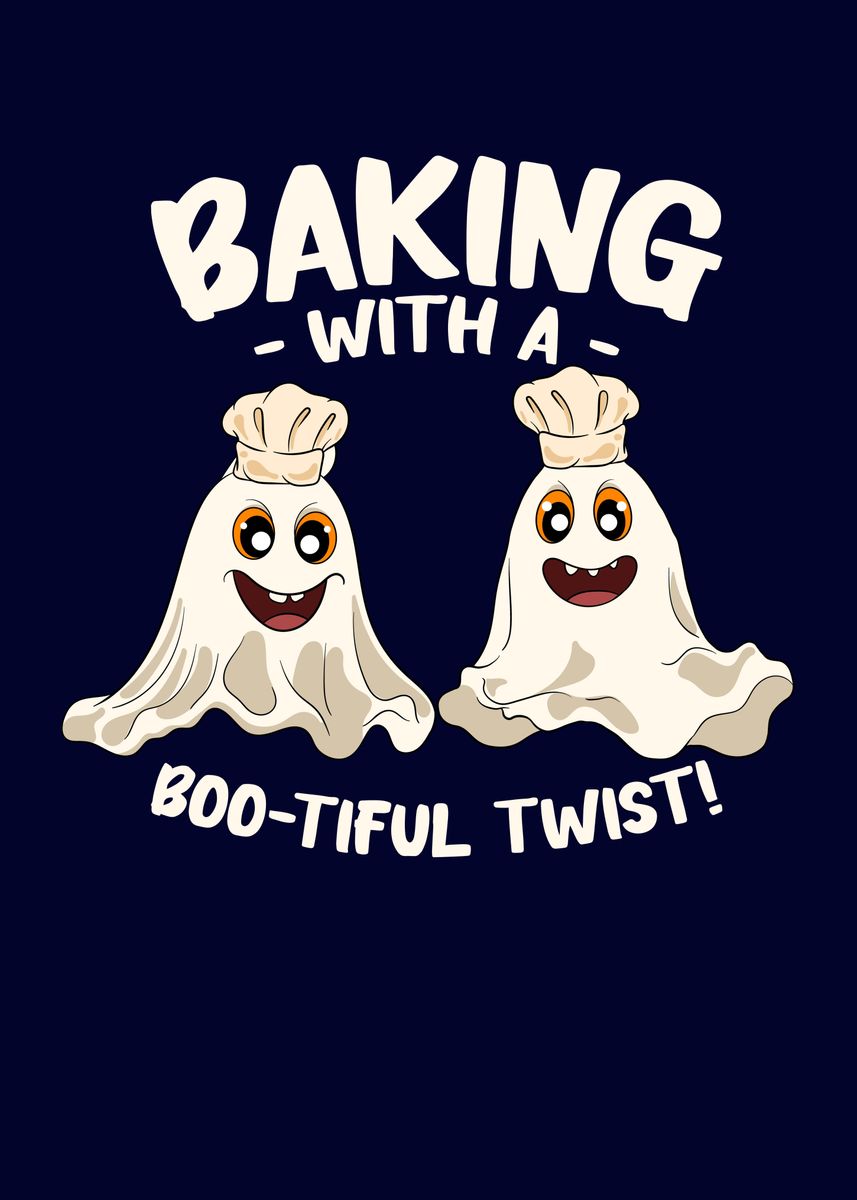 'Baker Halloween Baking' Poster, picture, metal print, paint by MzumO ...
