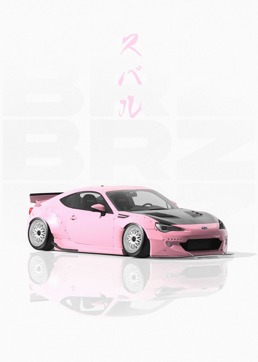 'Rocket Bunny Subaru BRZ' Poster, picture, metal print, paint by ...