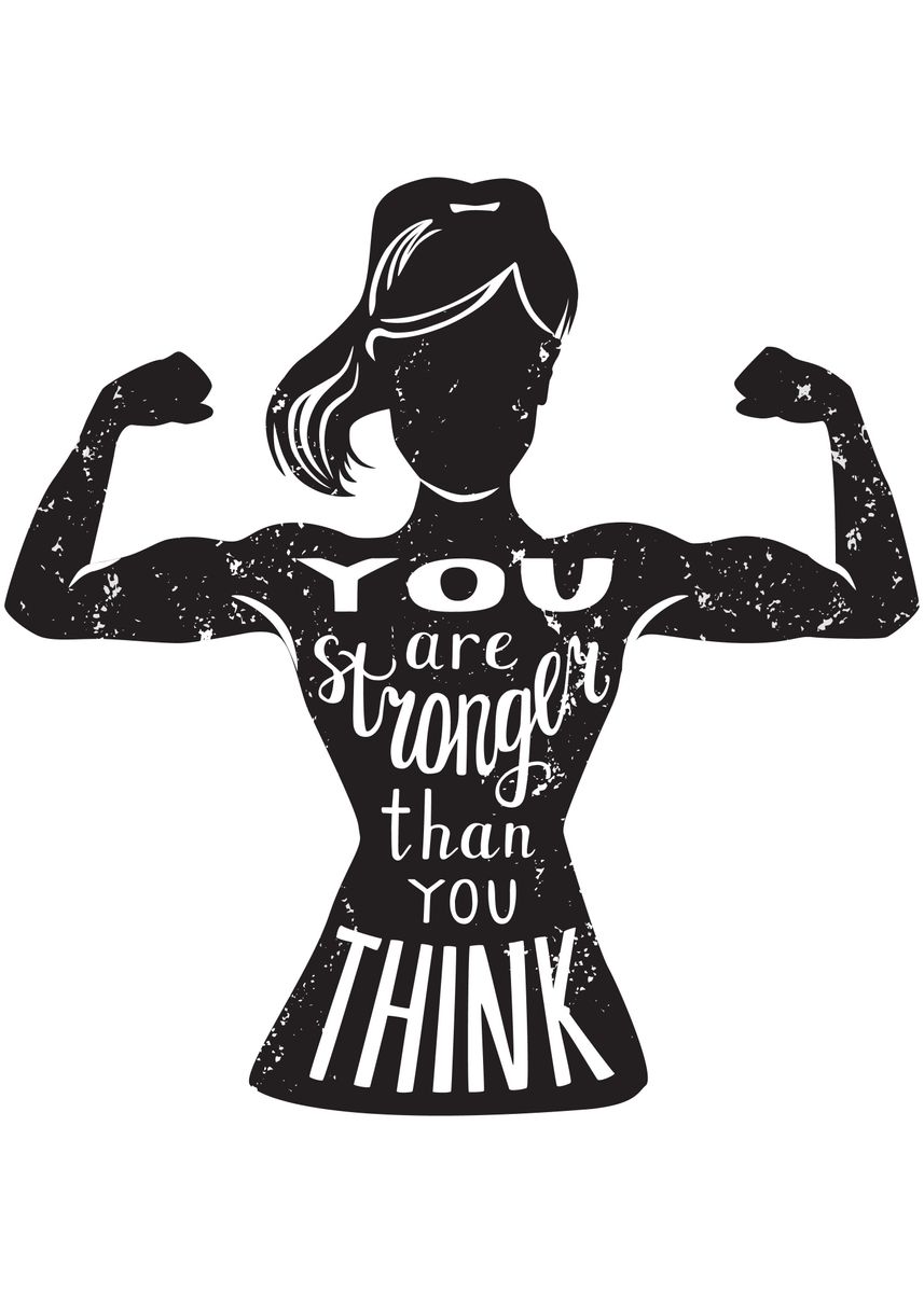 'Motivational Women' Poster, picture, metal print, paint by ...
