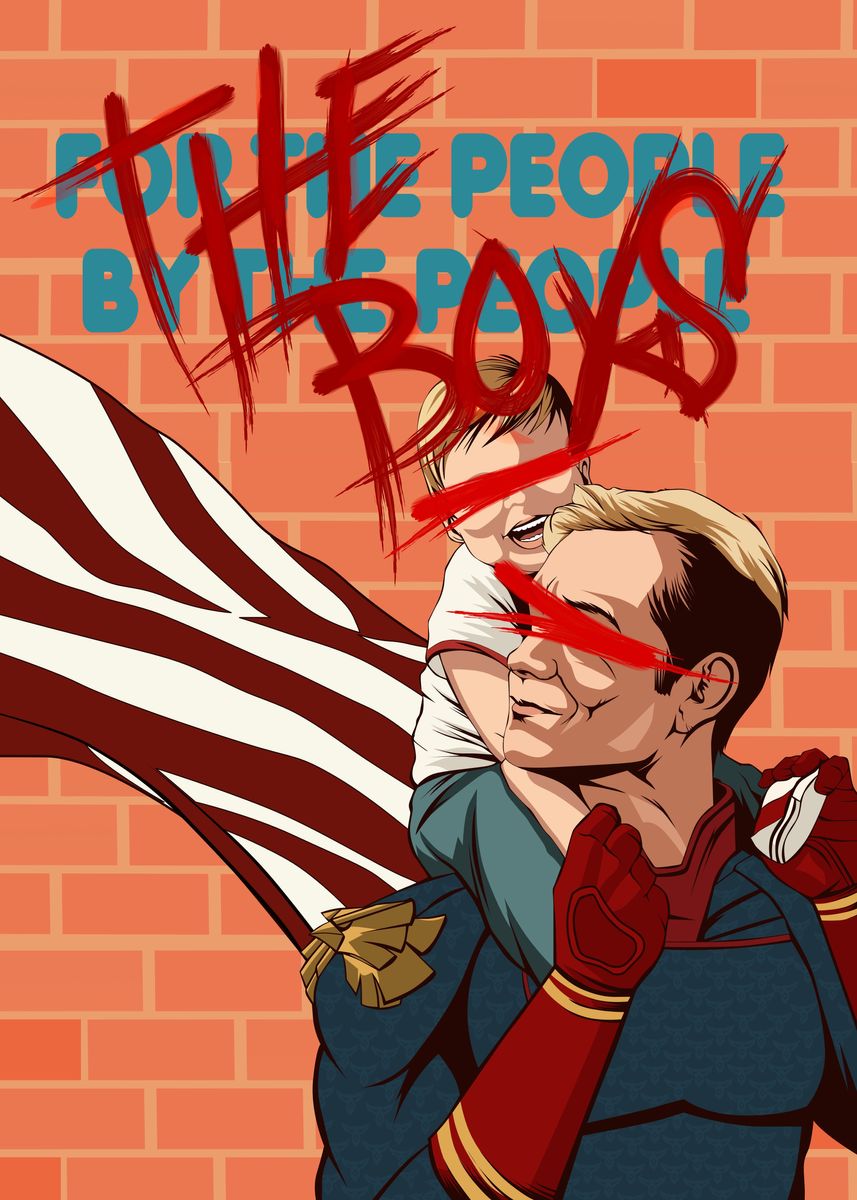 'the boys' Poster, picture, metal print, paint by geeks holic | Displate