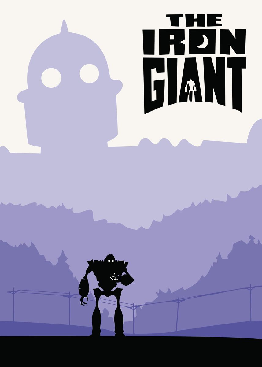 'The Iron Giant' Poster, picture, metal print, paint by Lech Tristen ...