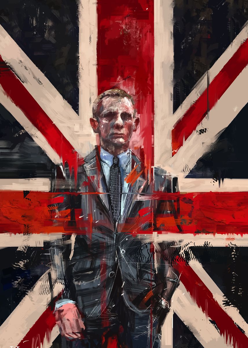 '007' Poster, picture, metal print, paint by SoBo | Displate