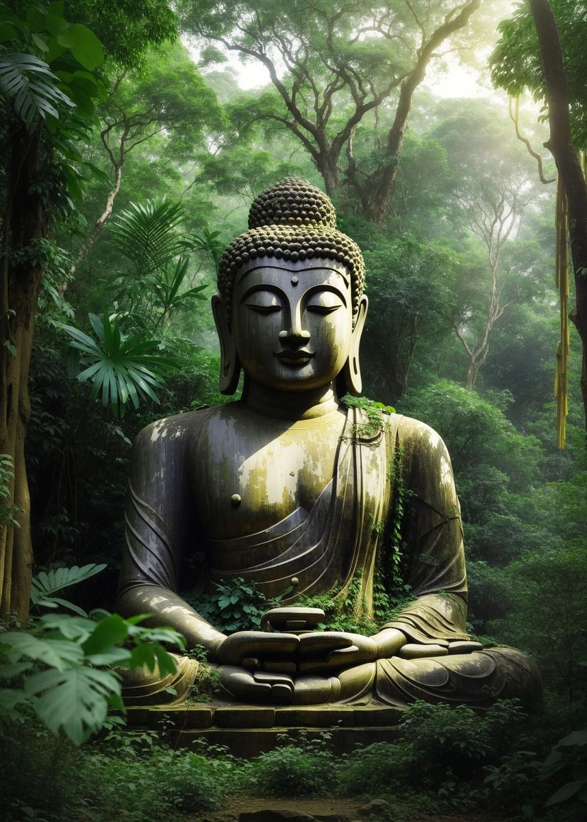 'holy forest' Poster, picture, metal print, paint by asri majid | Displate