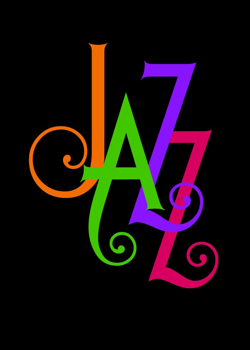'Jazz in color one' Poster, picture, metal print, paint by ...
