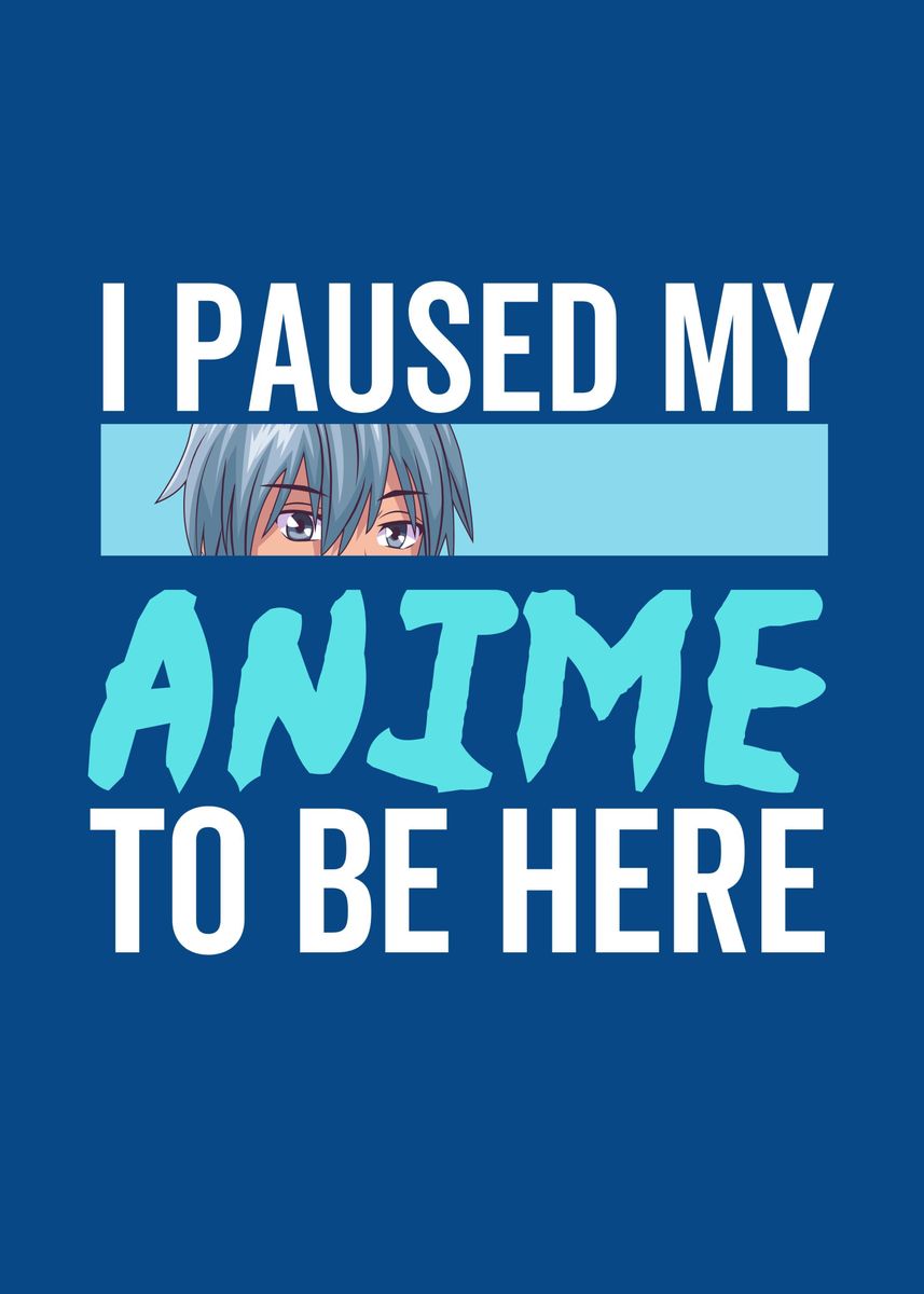 'anime addicted' Poster, picture, metal print, paint by teehowa timlset ...