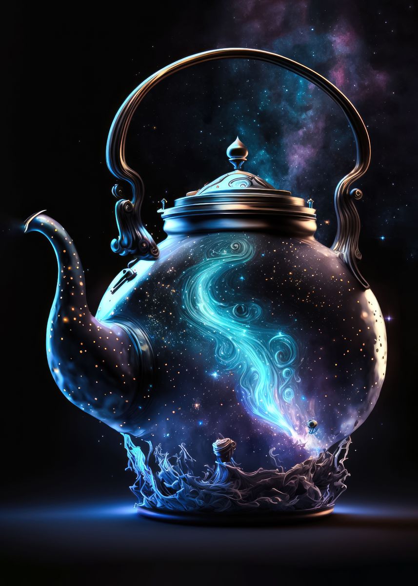 'Cosmic Kettle' Poster by Astrodeum | Displate